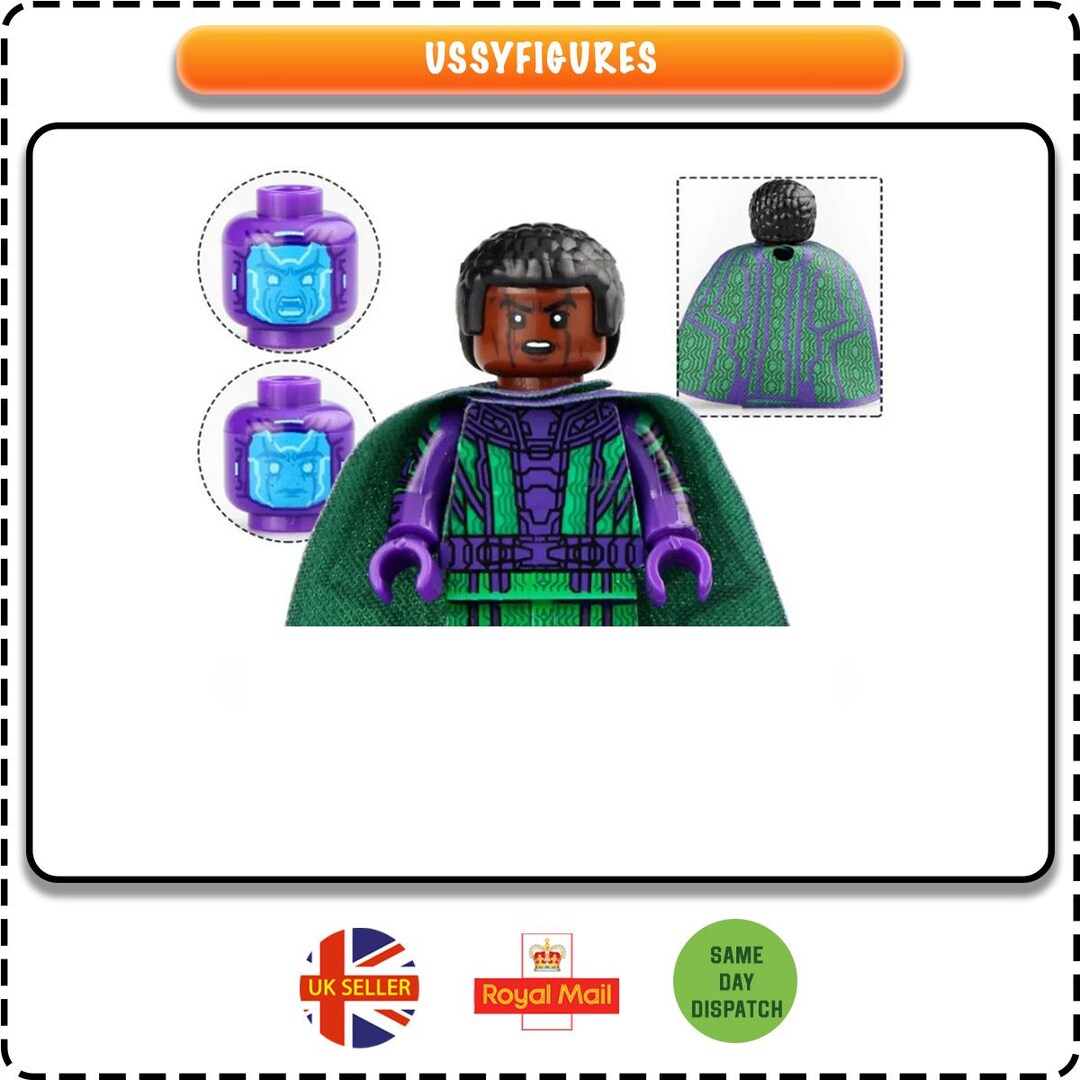 Kang the Conqueror Custom Minifigure | Avengers Marvel Custom Brick ...
