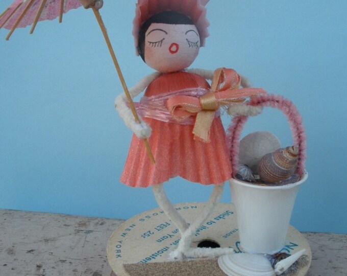 Vintage Style Spun Head - Beachcomb Girl - Etsy