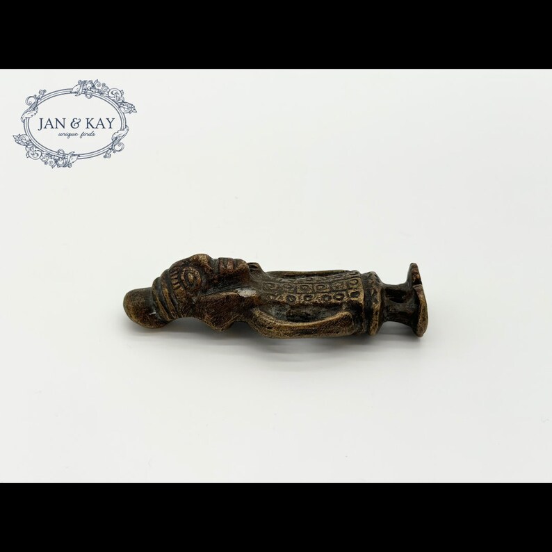 Rare Vintage Solid Brass Peruvian God/goddess Figurine - Etsy