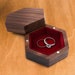 Personalized Wooden Wedding Ceremony Ring Box Custom Engraved ...