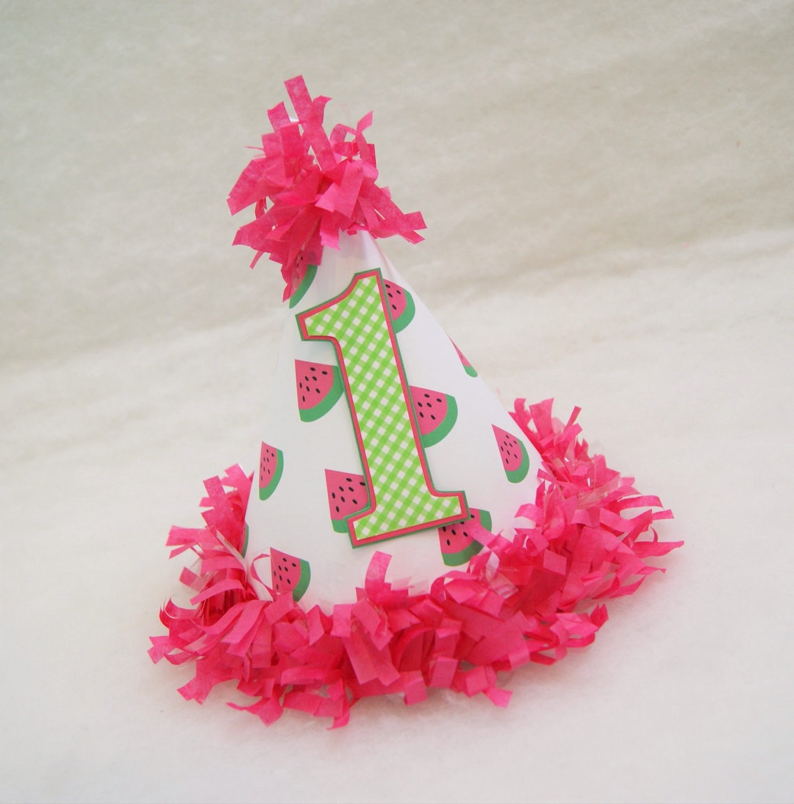 Watermelon Birthday Party Hat Watermelon Picnic Party - Etsy