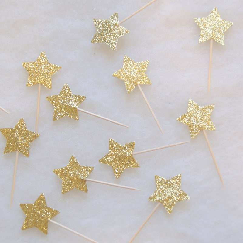 Star Cupcake Toppers - Etsy
