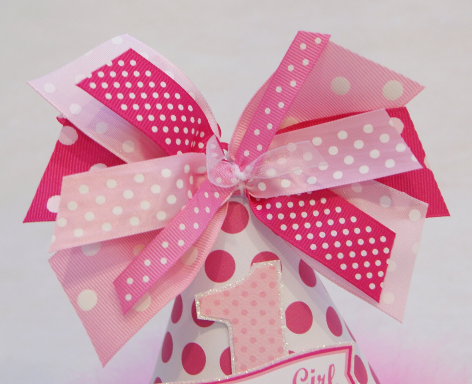 Hot Pink Polka Dot Party Hat - Etsy