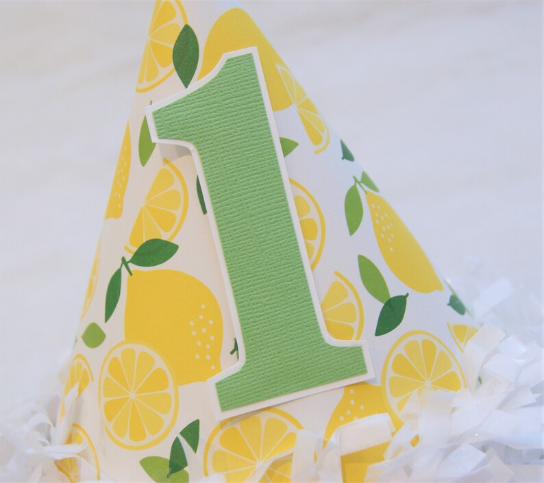 Lemonade Party Hat Lemonade stand birthday party green and | Etsy