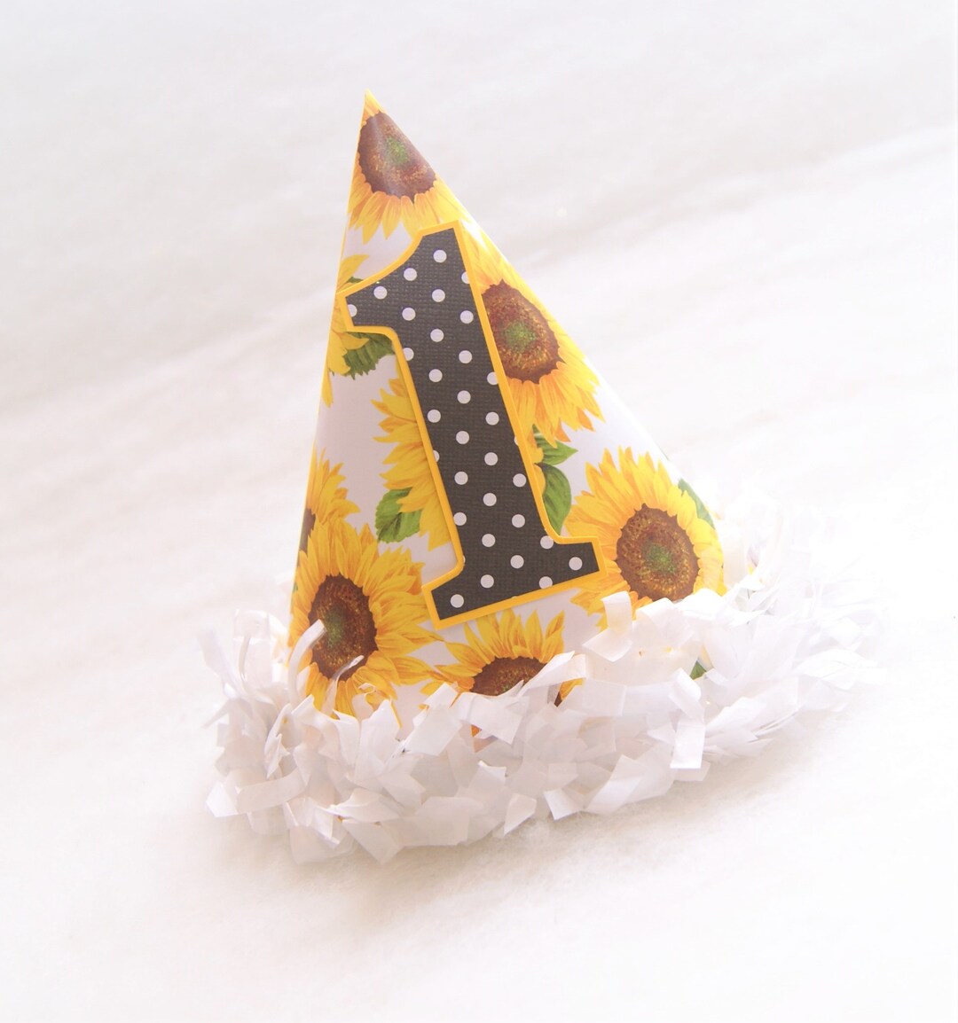 Sunflower Party Hat -sunflowers, Polka Dots, You Are My Sunshine Party ...