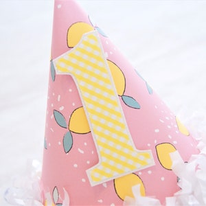 Pink Lemonade Party Hat - Lemonade Stand Birthday Party, Pink Lemonade ...