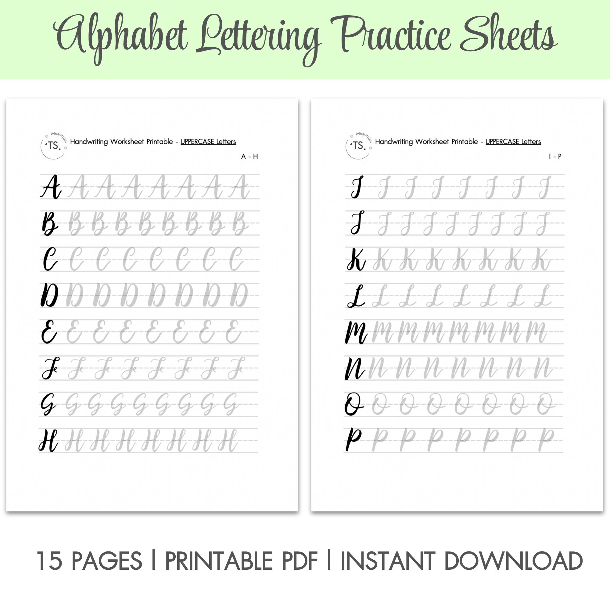 Cute Handwriting Practice Sheet, Neat Handwriting Workbook, Cute Hand ...