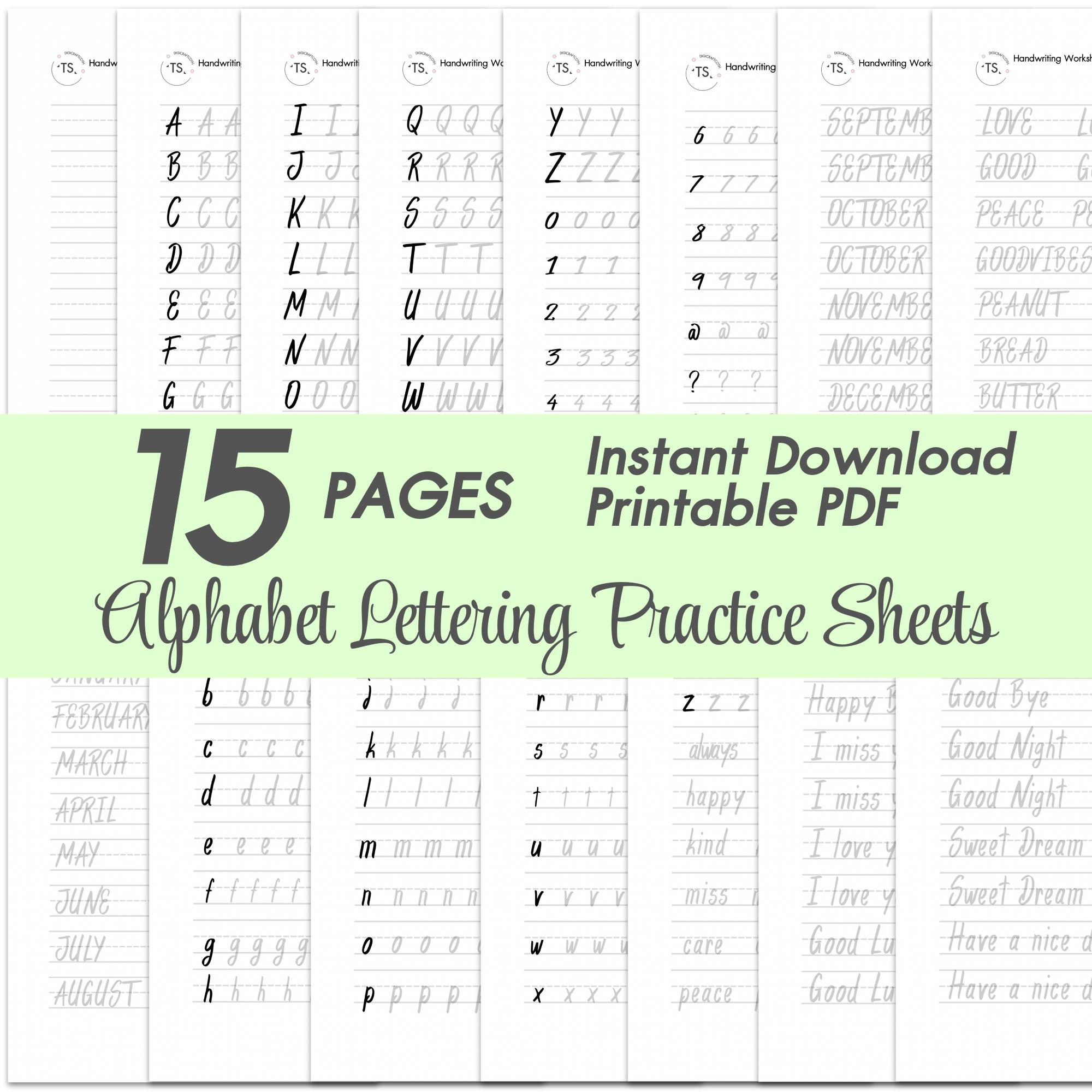 Neat Handwriting Sheet Practice Guide, Improve Handwriting, ABC Letter ...