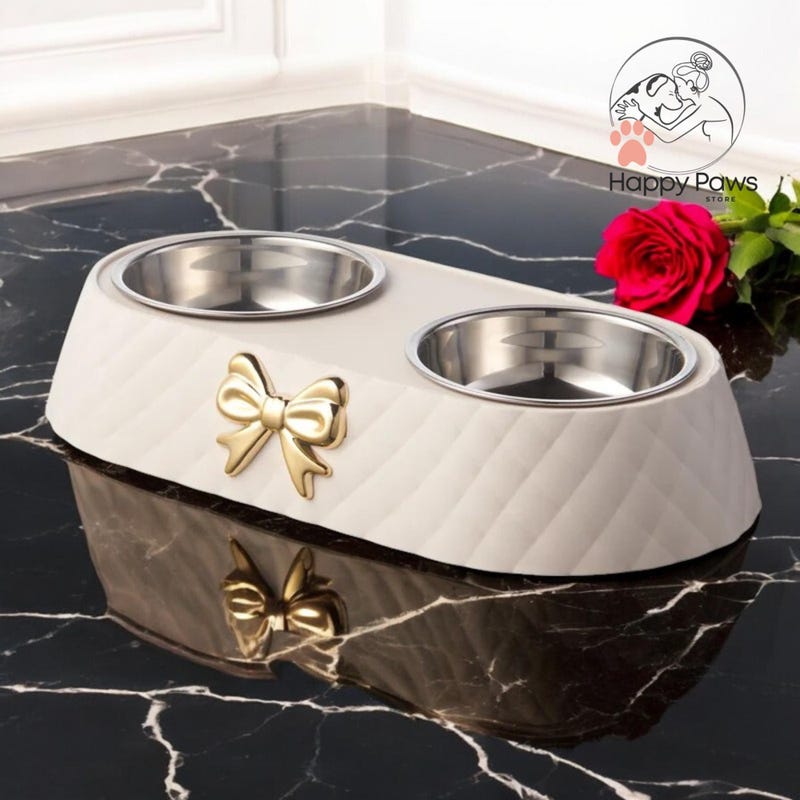 Fancy Cat Bowl - Etsy