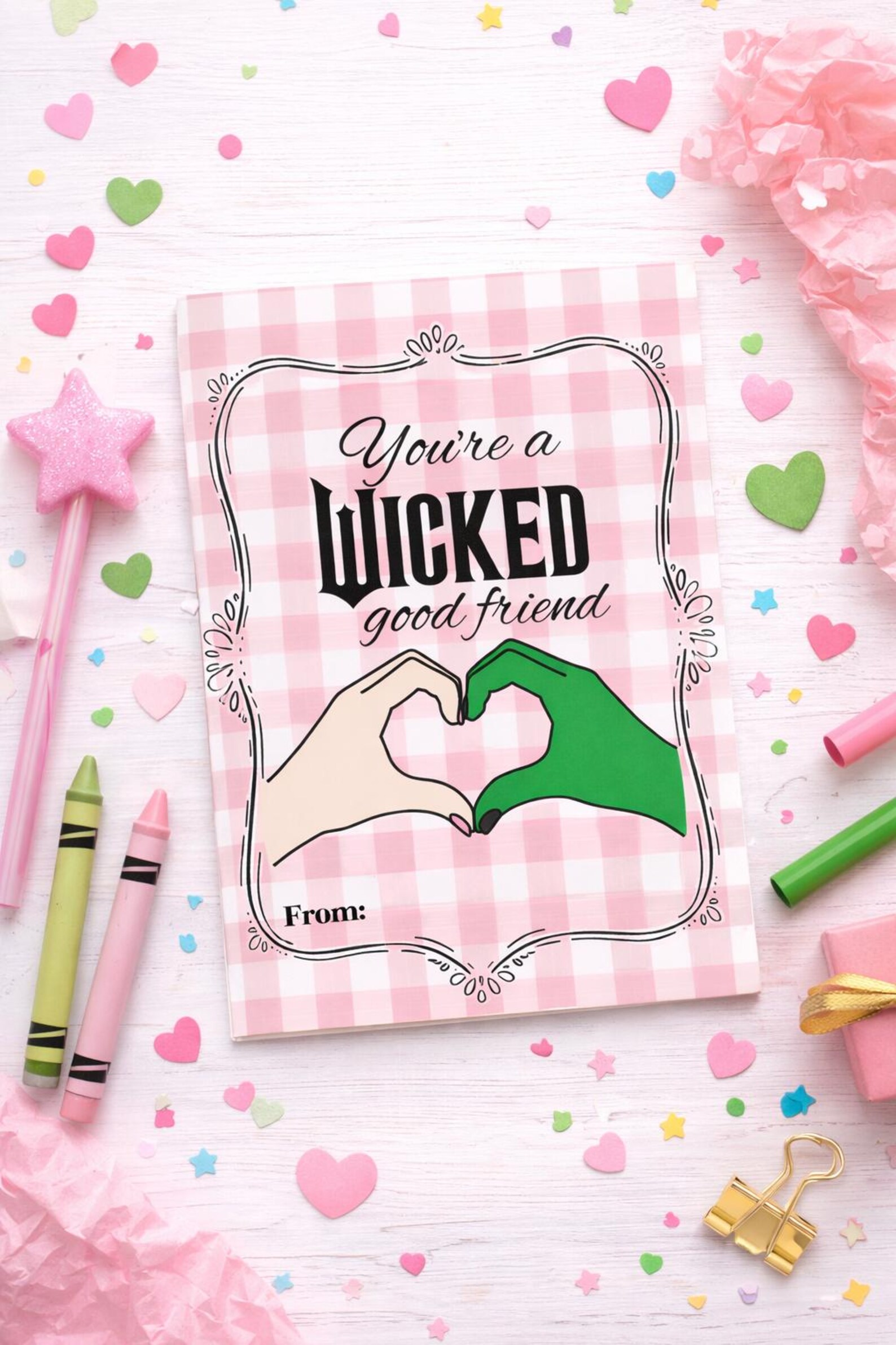Wicked Inspired Valentine Card Bundle Printable | Broadway Musical ...