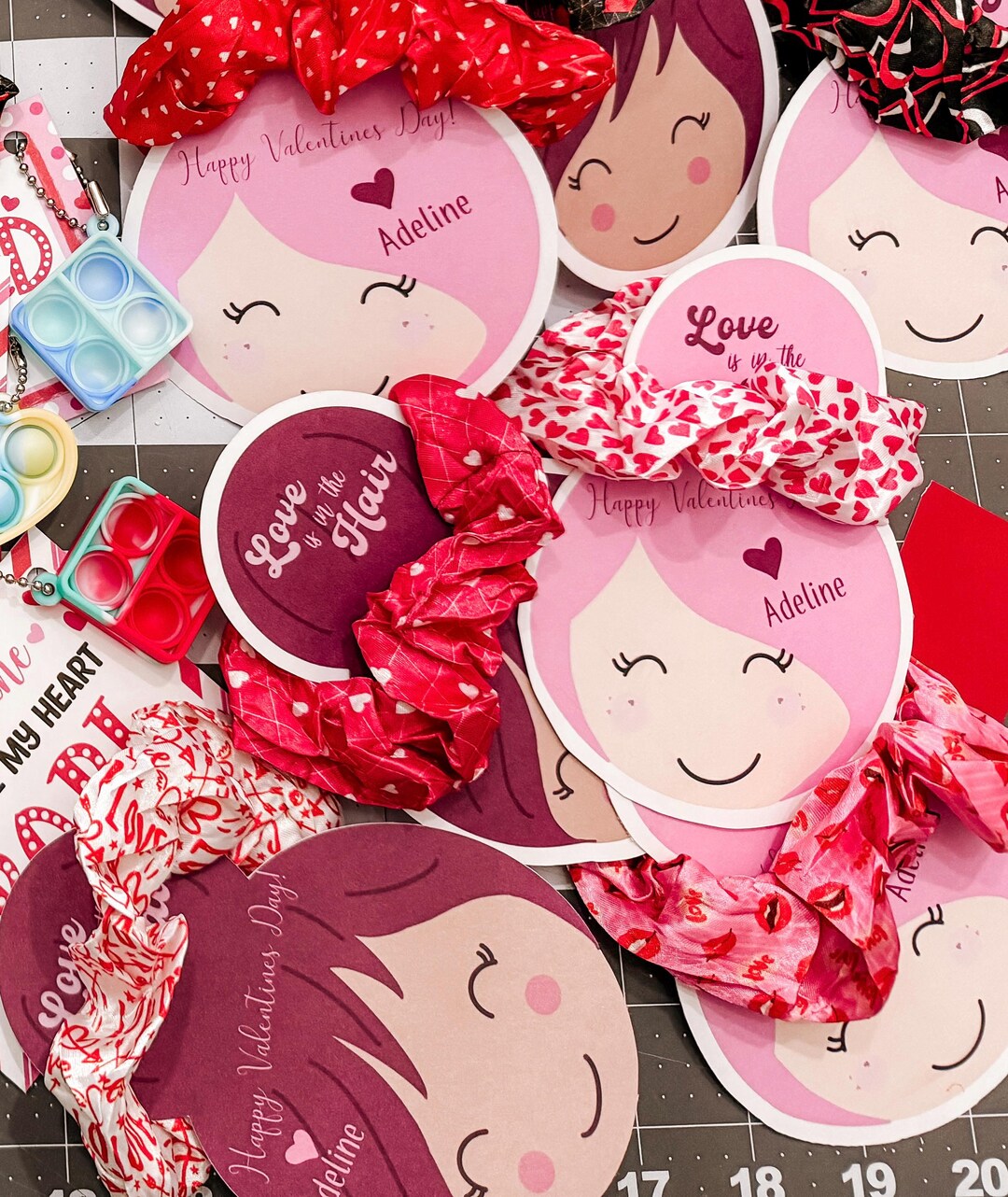 Love is in the Hair Valentine - Etsy