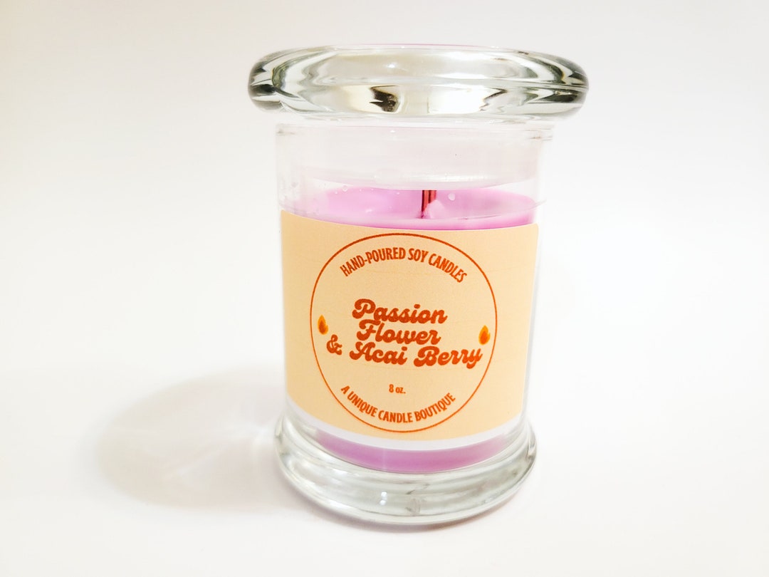 Passionflower & Acai Berry Candle 8 Oz - Etsy