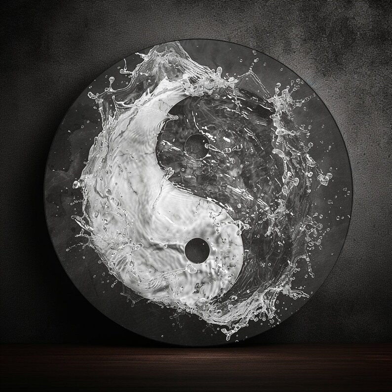 Yin Yang Laser Engrave File PNG Yin Yang Laser File Yin Yang Slate File ...