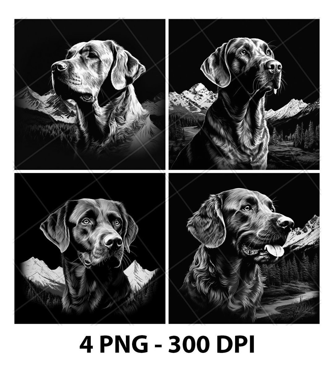 Face Dog Laser Engrave File PNG Dog Laser File Dog Slate File Dog ...