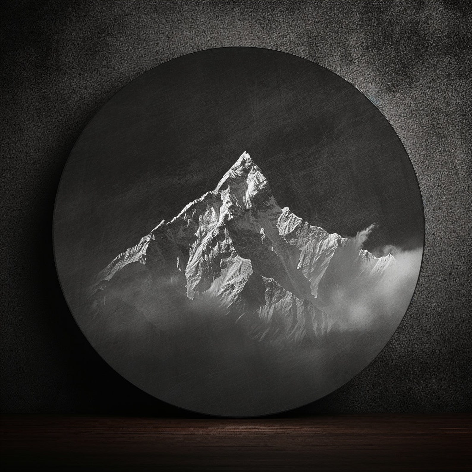 Mt Everest Laser Engraved File PNG Everest Laser File Everest Slate ...
