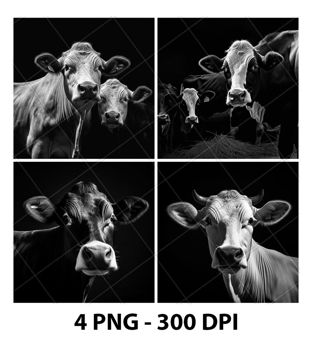 Cows Laser Engrave File PNG Cows Laser File Cows Slate File Cows ...
