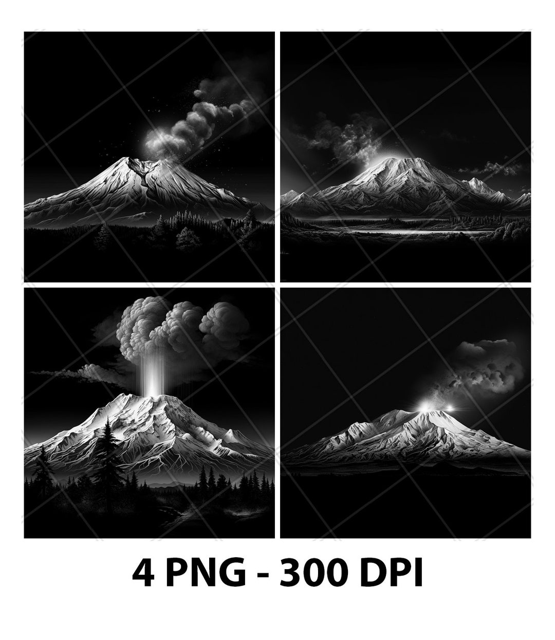 Eruption Laser Engrave File PNG Eruption Laser File Eruption Slate File ...