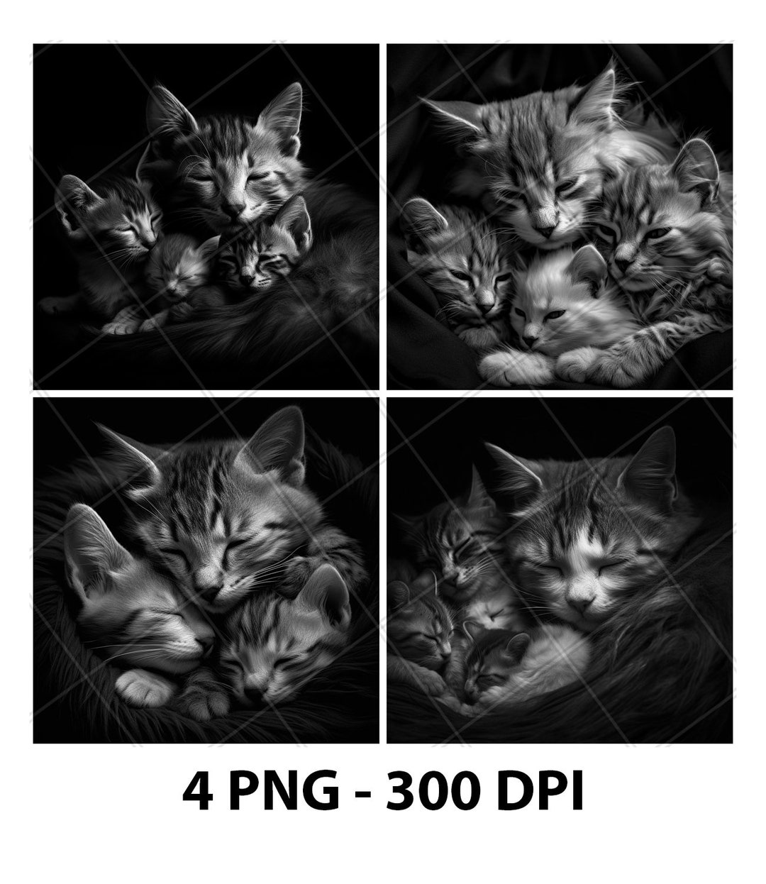 Sleeping Cats Laser Engrave File PNG Cats Laser File Cats Slate File ...