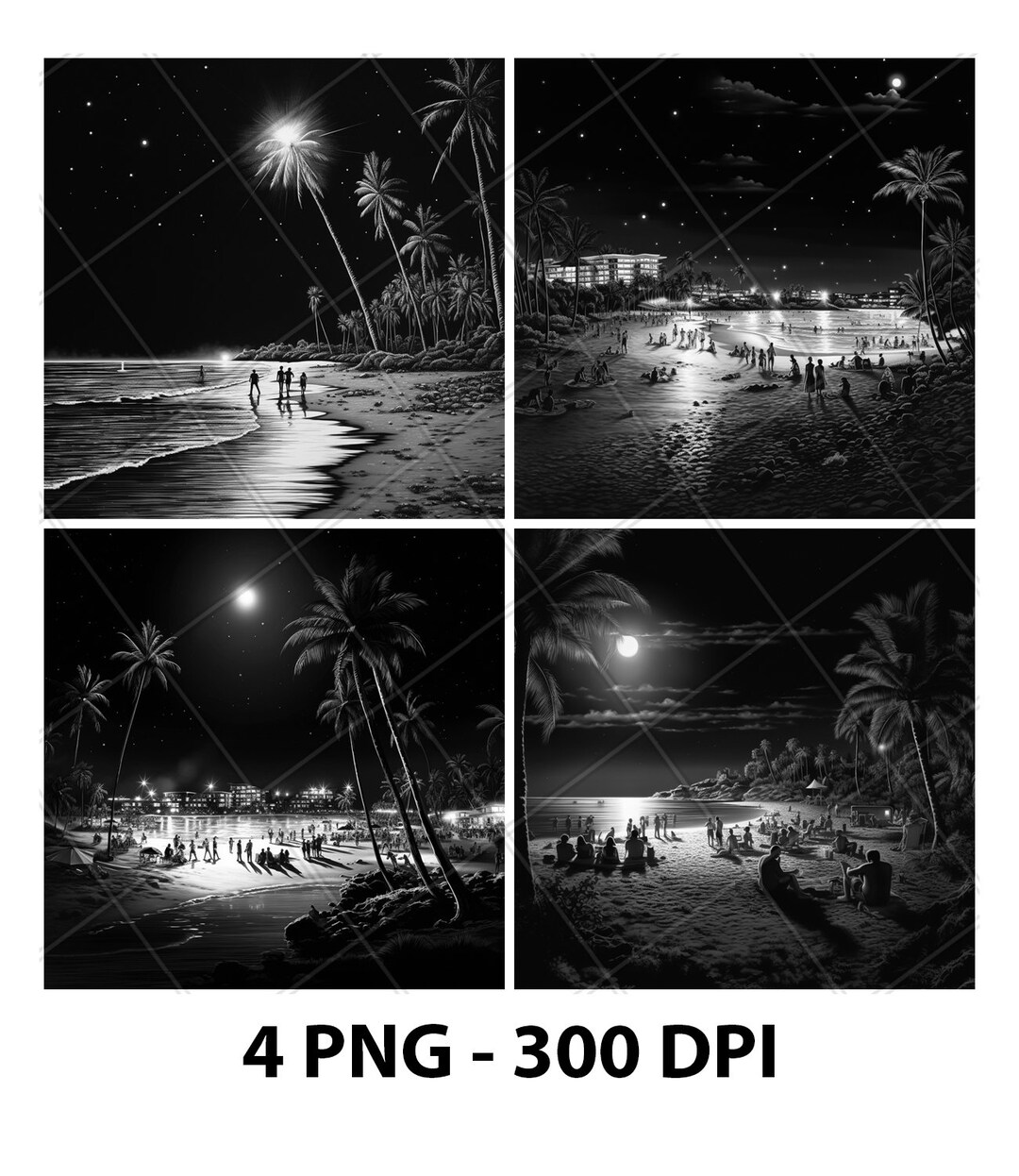 Beach Laser Engrave File PNG Cabin Laser File Cabin Slate File Cabin ...