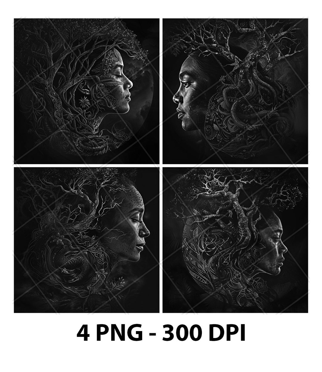 Mother Nature Laser Engrave File PNG Nature Laser File Nature Slate ...