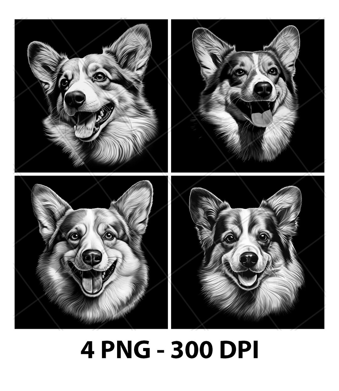 Corgi Laser Engrave File PNG Corgi Laser File Corgi Slate File Corgi ...