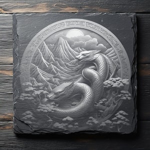 Zodiac Snake Laser Engrave File PNG Snake Laser File Snake Slate File ...
