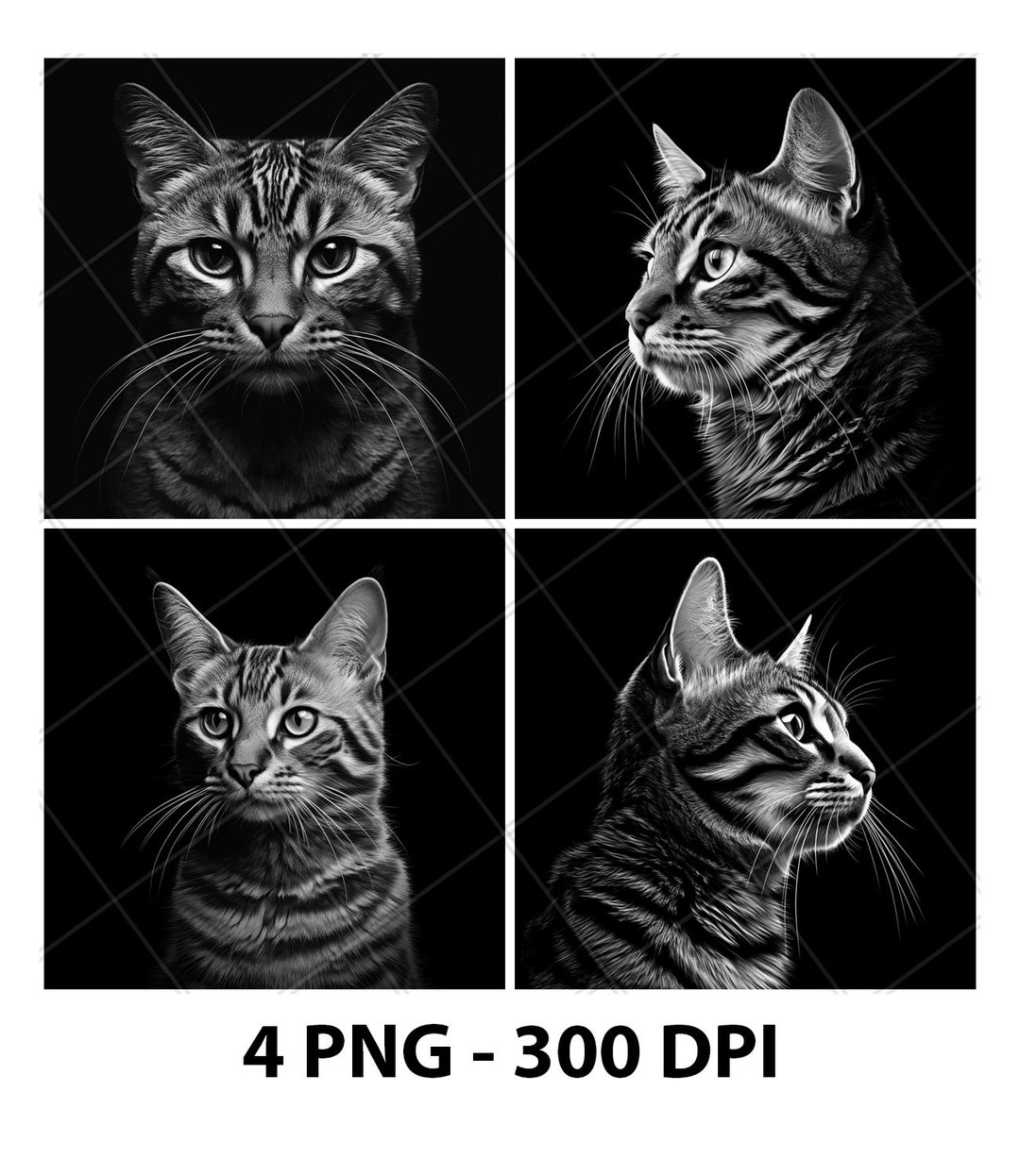Bengal Cat Laser Engrave File PNG Bengal Laser File Bengal Slate File ...