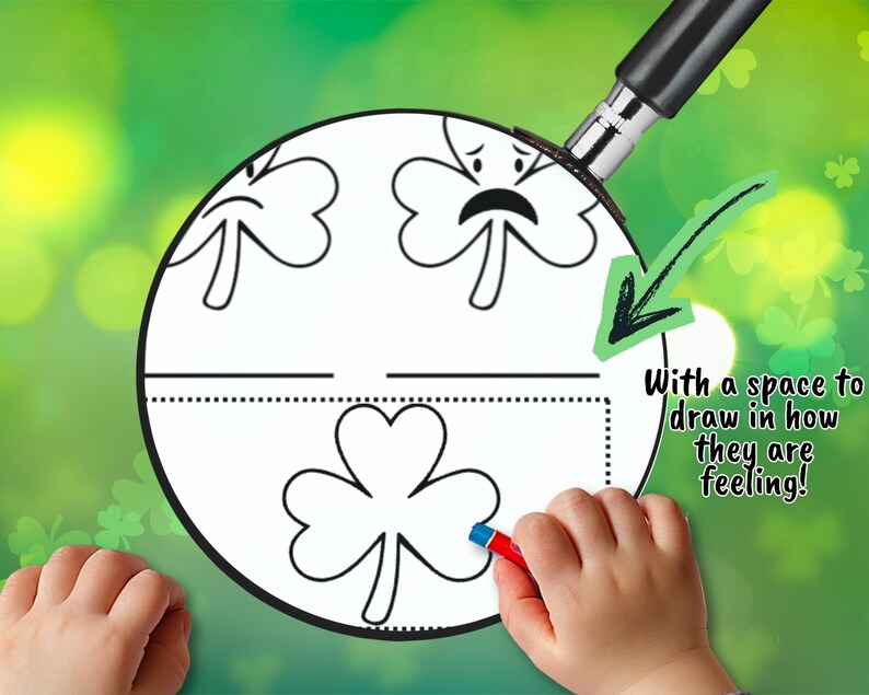 Guess the Feeling Worksheet, St. Patrick's Day SEL Learning (digital ...