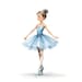 Watercolor Ballerina Clipart, Ballet Dancer in Blue Tutu (JPG) - Etsy