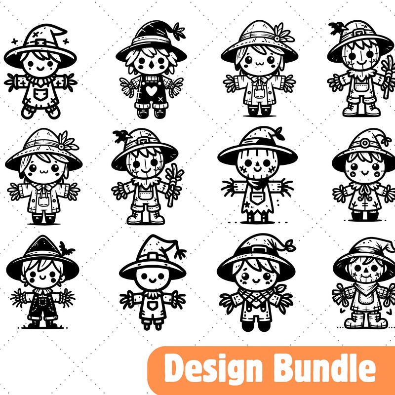 Scarecrow Svg - Etsy