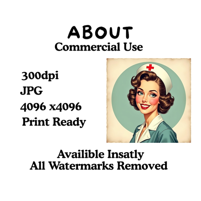 Retro Nurse Watercolor Clipart Bundle, Vintage Medical Graphics - Etsy