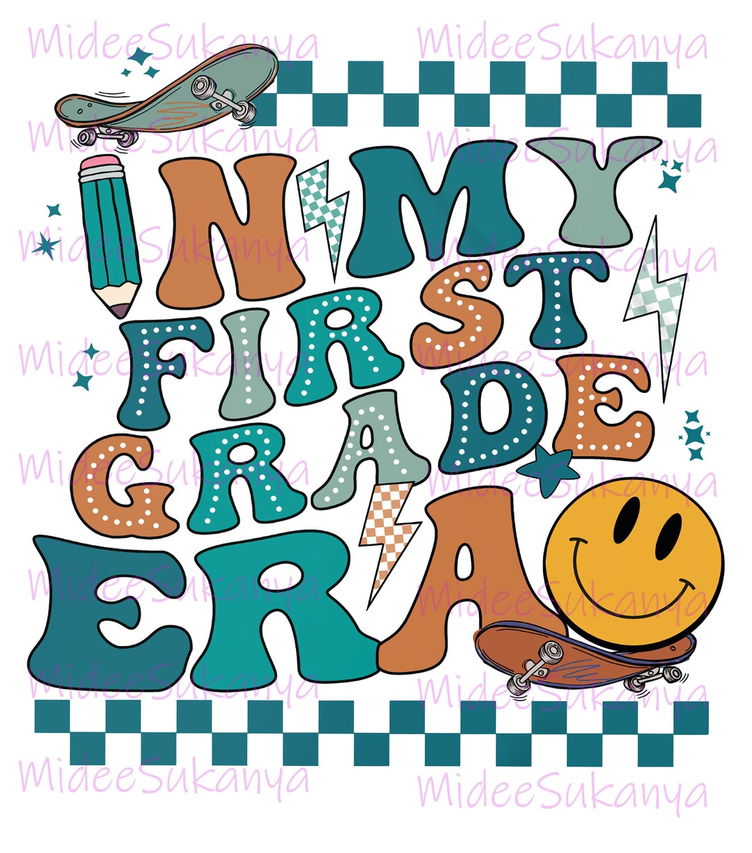 Back to School Png, Kindergarten Png File, Pre K PNG, First Day of ...