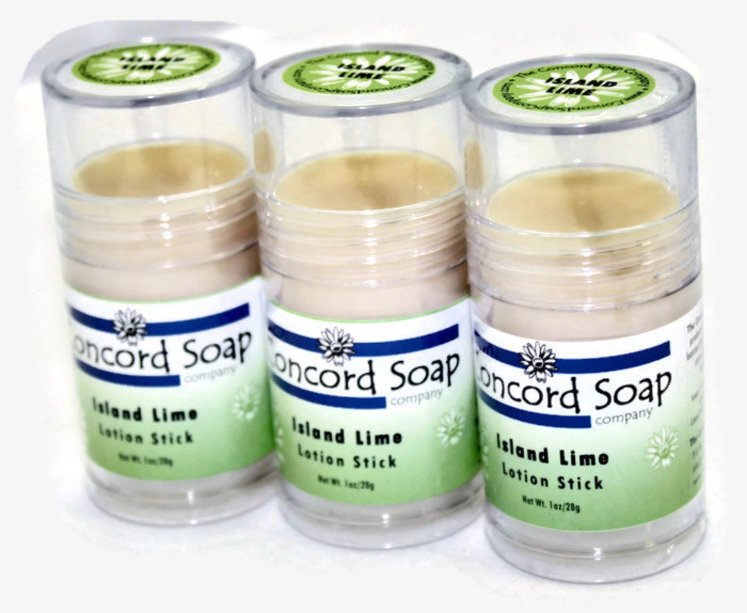 Island Lime Handmade Solid Lotion Stick - Coconut Lime Verbena, Solid ...