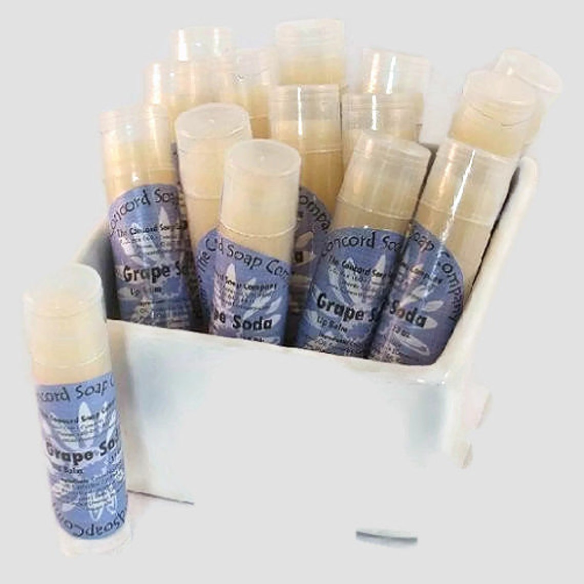 Grape Soda Handmade Lip Balm Stick Fruit Flavor Vegan | Etsy