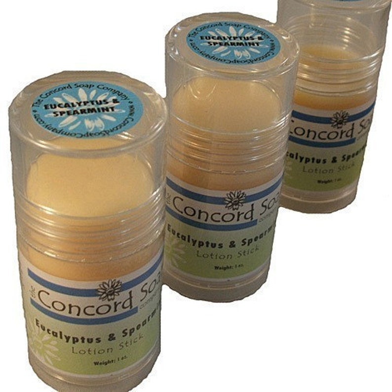 Eucalyptus and Spearmint Handmade Solid Lotion Stick Minty - Etsy