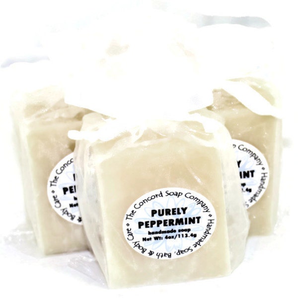 Peppermint Soap - Etsy