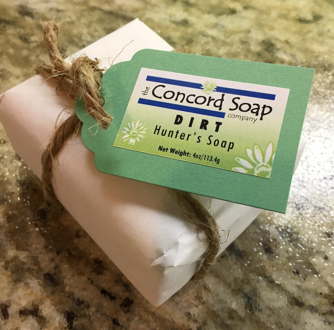 Hunter Handmade Cold Process Soap Bar Dirt Fragrance for Masking Human ...