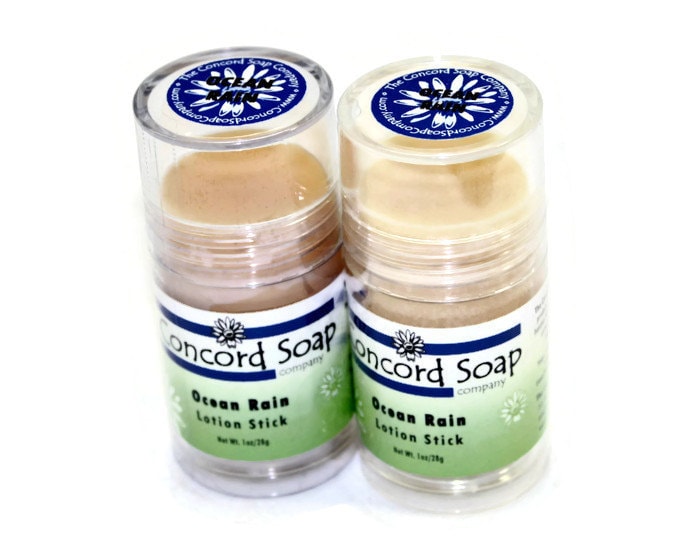 Ocean Rain Handmade Solid Lotion Stick Fresh Scent, Solid Lotion, Push ...