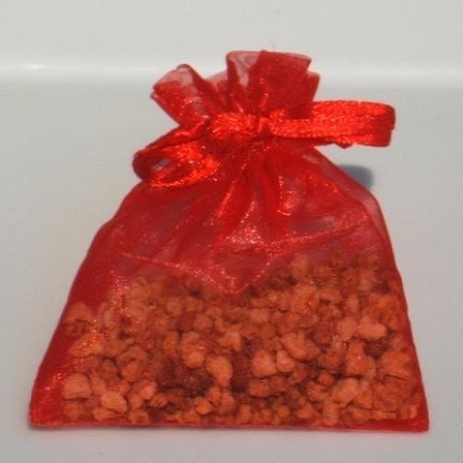 Rose Handmade Sachet Floral Scent Red Organza Bag Wedding | Etsy