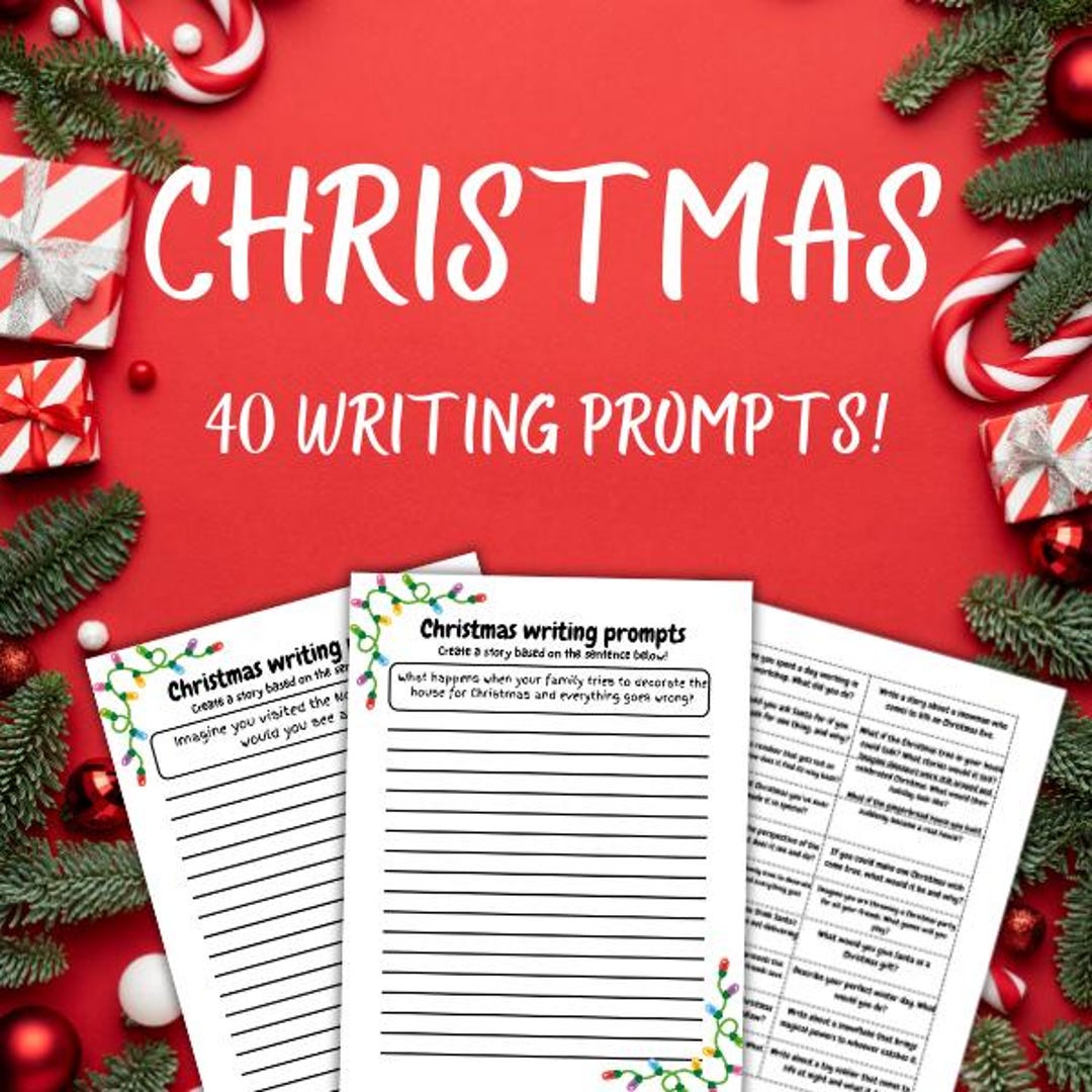 Christmas Writing Prompts for Kids Holiday Story Starters Printable ...