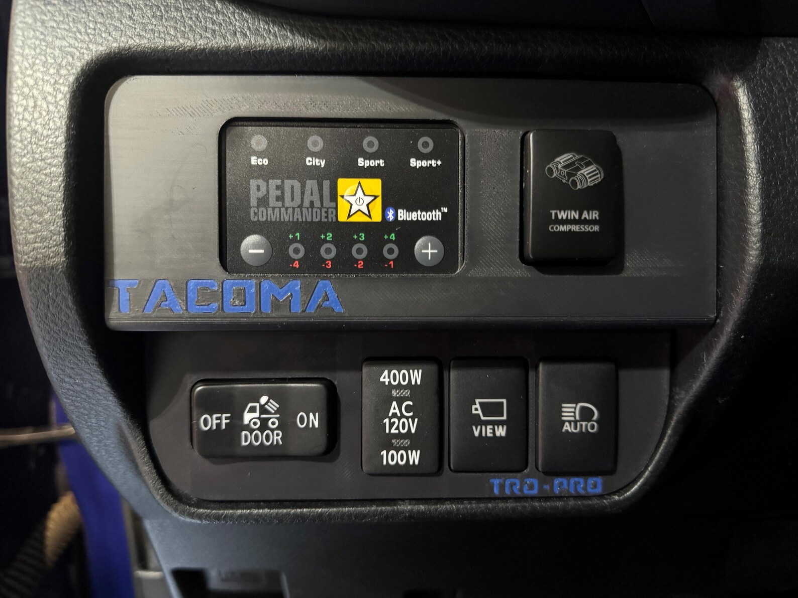 Tacoma TRD-PRO Switch Panel for Pedal Commander Bluetooth Switch 3D ...