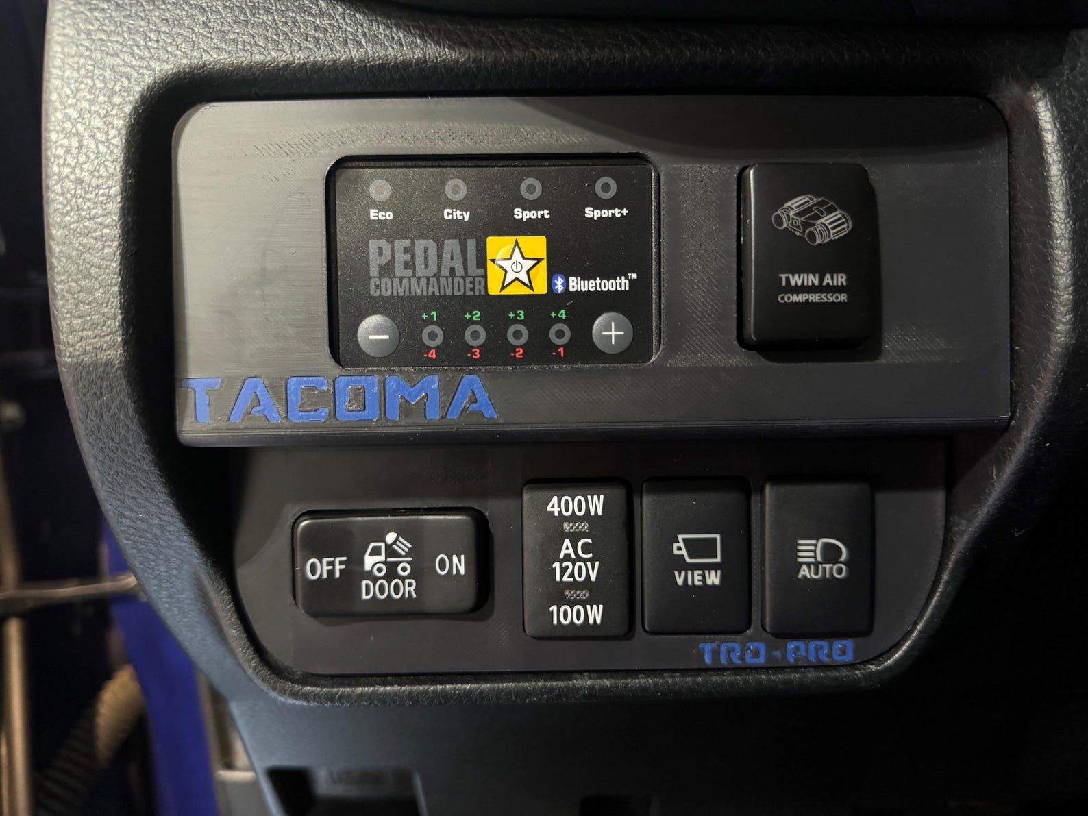 Tacoma TRD-PRO Switch Panel for Pedal Commander Bluetooth Switch 3D ...