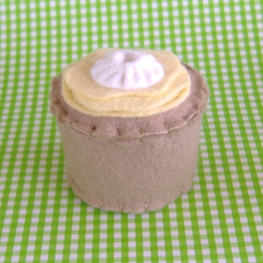 Felt Food Pattern Four Fancy Mini Cupcakes PDF Pattern - Etsy