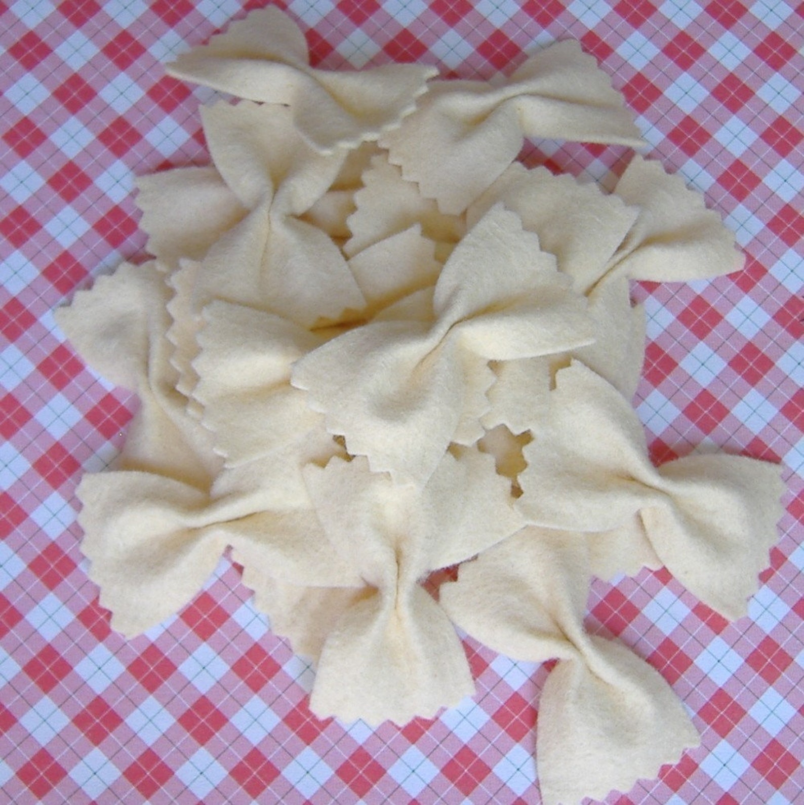 Italian Feast Felt Food PDF Pattern - Bowtie Pasta With Sauce and ...