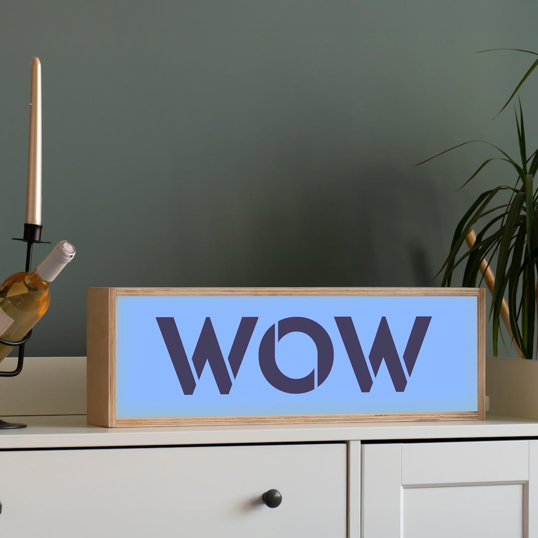 Personalized Name Sign Light Box, Custom Text Led Signs, Custom Logo ...