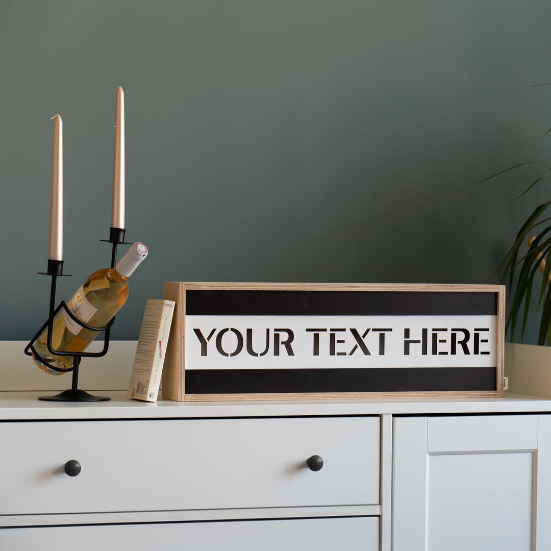 Led Light Box With Custom Text Personalized Business Logo Sign Lightbox ...