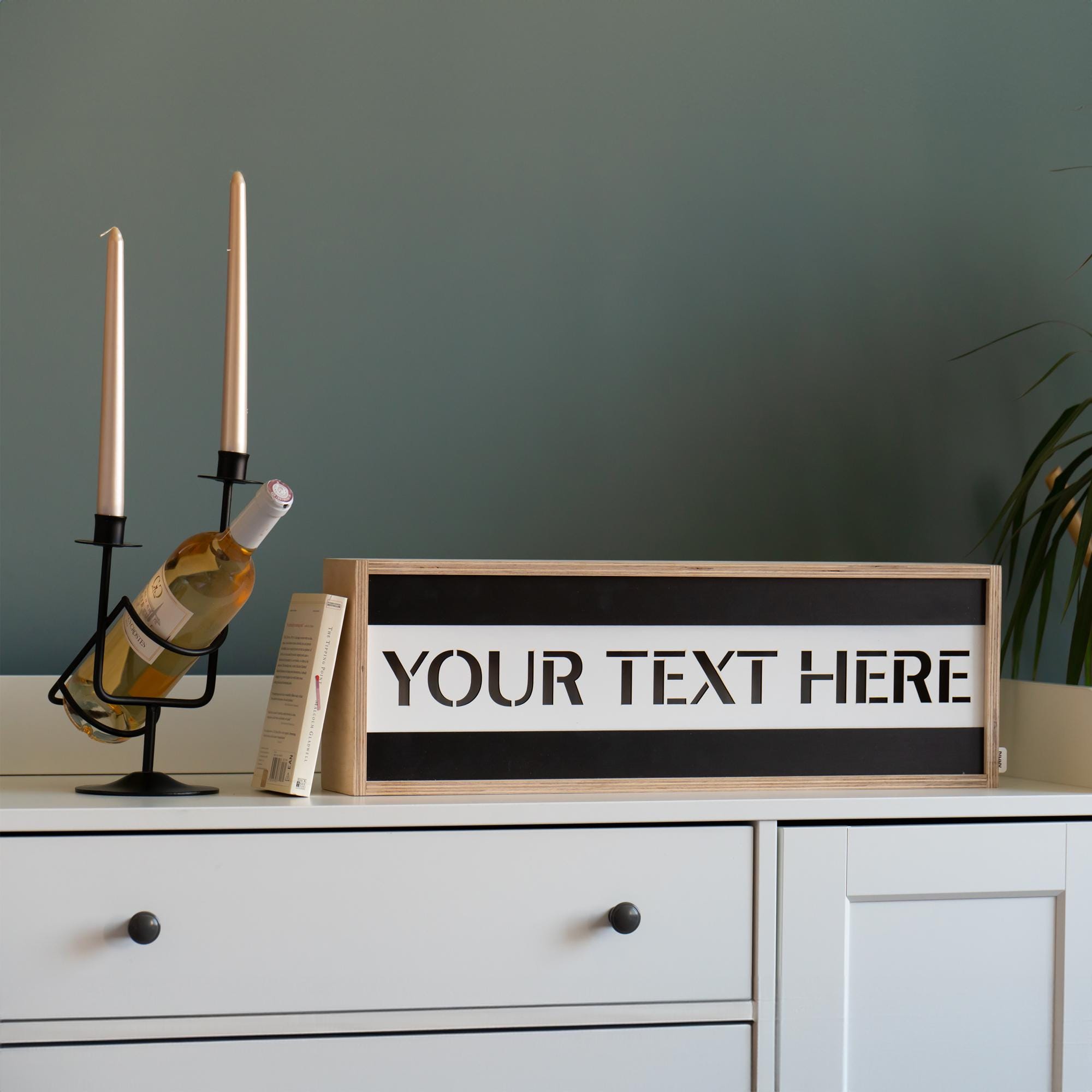 Led Light Box With Custom Text Personalized Business Logo Sign Lightbox ...