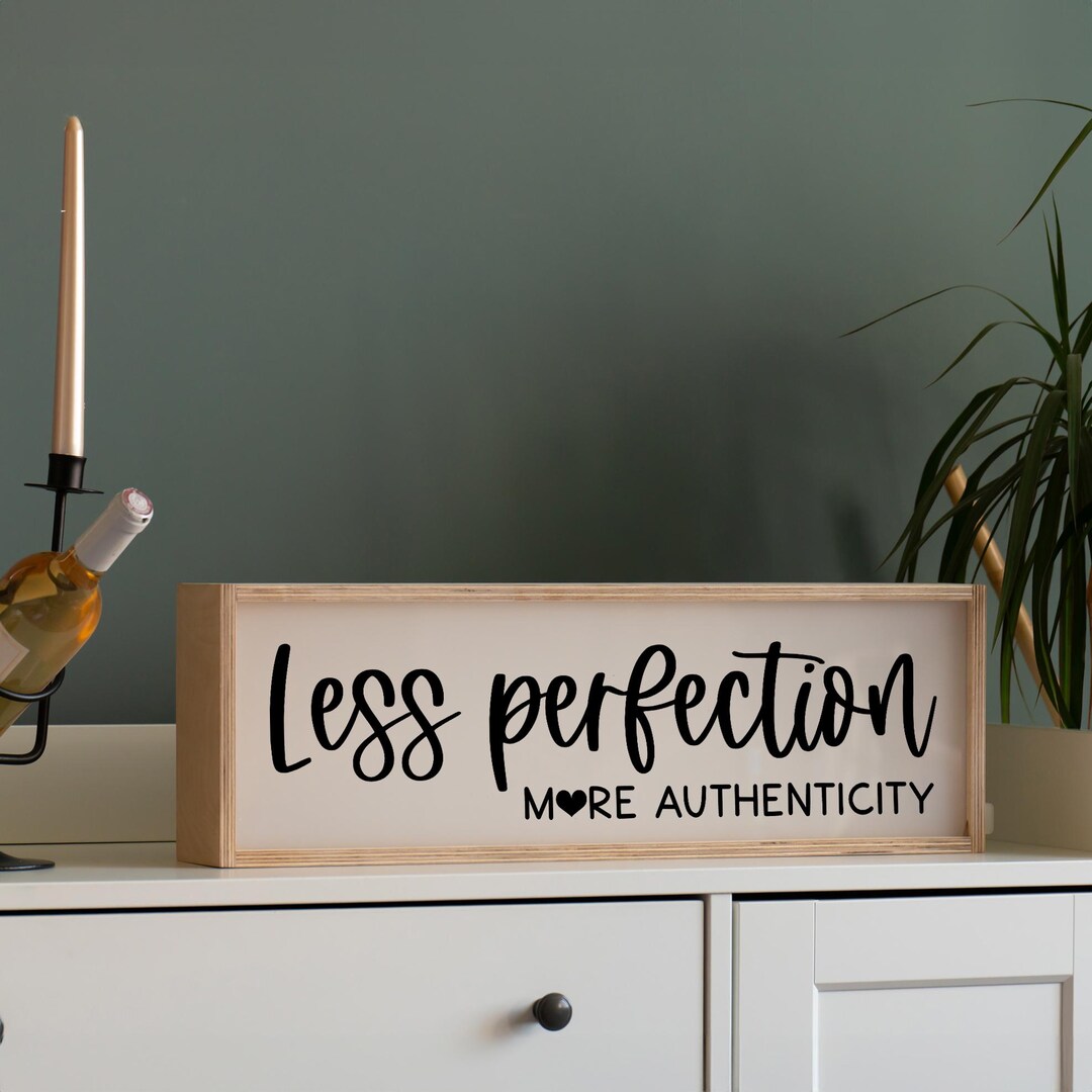 Less Perfection Wooden Light Box Led Sign Light Box Illuminated Sign ...