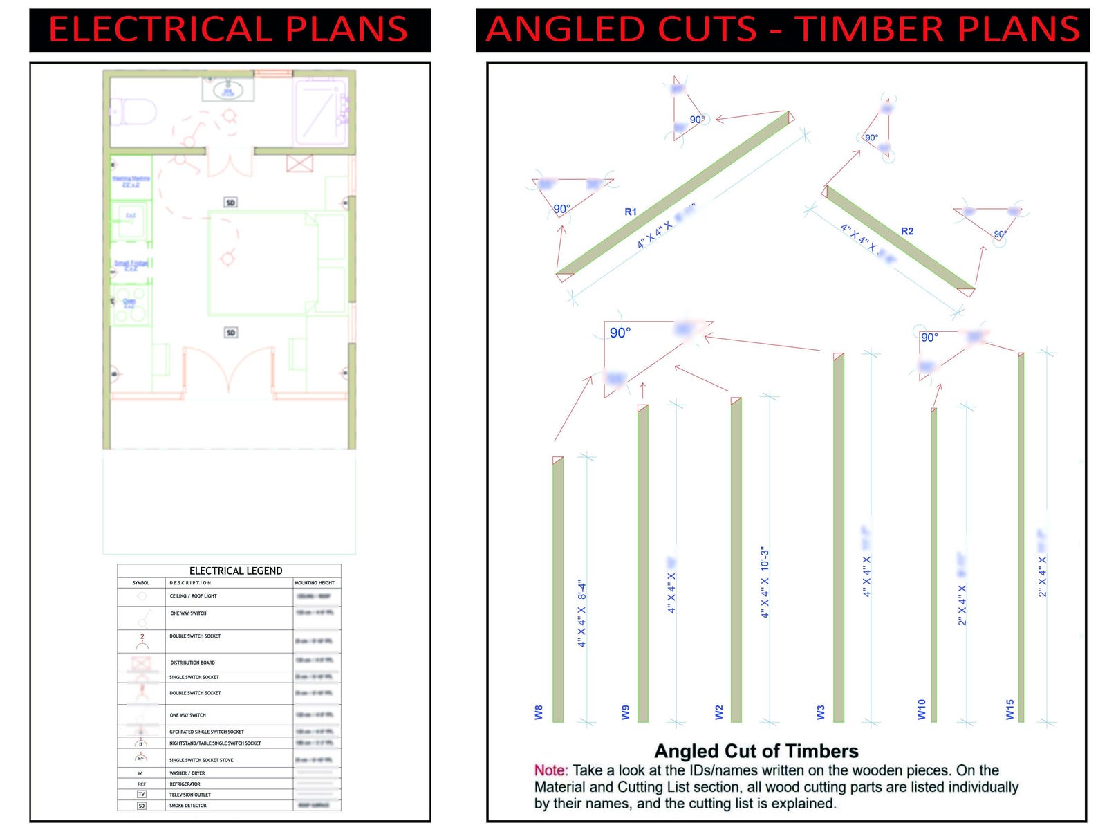 Cabin House Plans 12 X 18, Tiny Cabin Plans, Small House Plans, Tiny ...