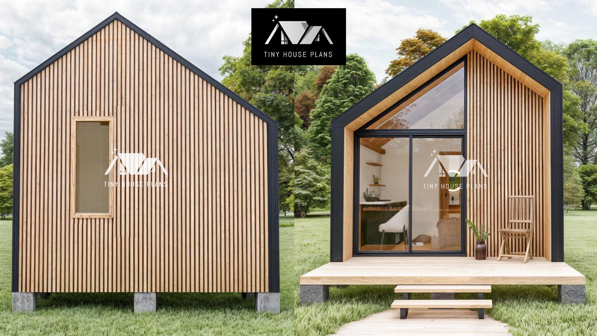 Cabin House Plans 12 X 18, Tiny Cabin Plans, Small House Plans, Tiny ...